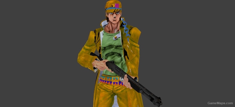 JoJos Bizarre Adventure Golden Jotaro Player model RETEXTURE!. Replaces ...