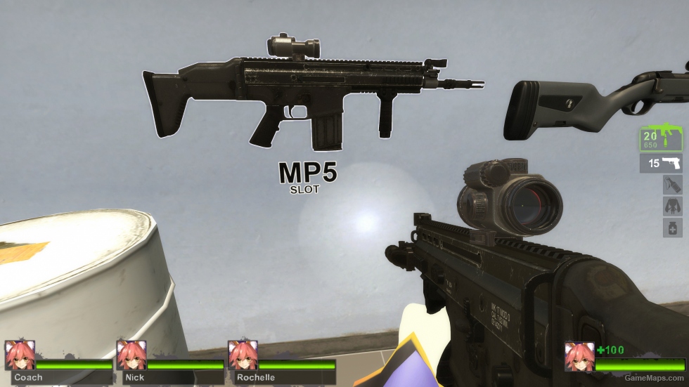 KF2 Scar-H Black (MP5N) (request) (Mod) for Left 4 Dead 2 - GameMaps.com