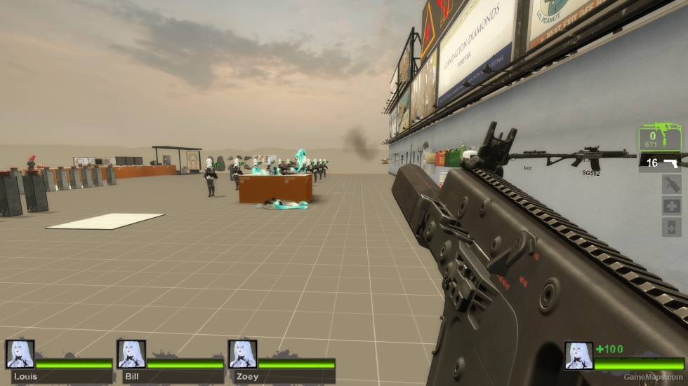 Kriss Vector Black - Tarkov (Suppressed SMG) [request] (Mod) for Left 4 ...