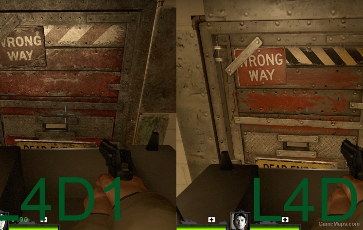L4D1 Saferoom Door Replacement (Left 4 Dead 2) - GameMaps