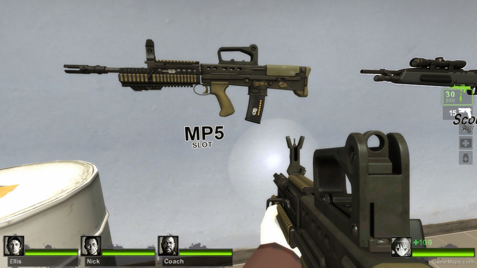 L85A2 Brighter (MP5N) (Mod) for Left 4 Dead 2 - GameMaps.com