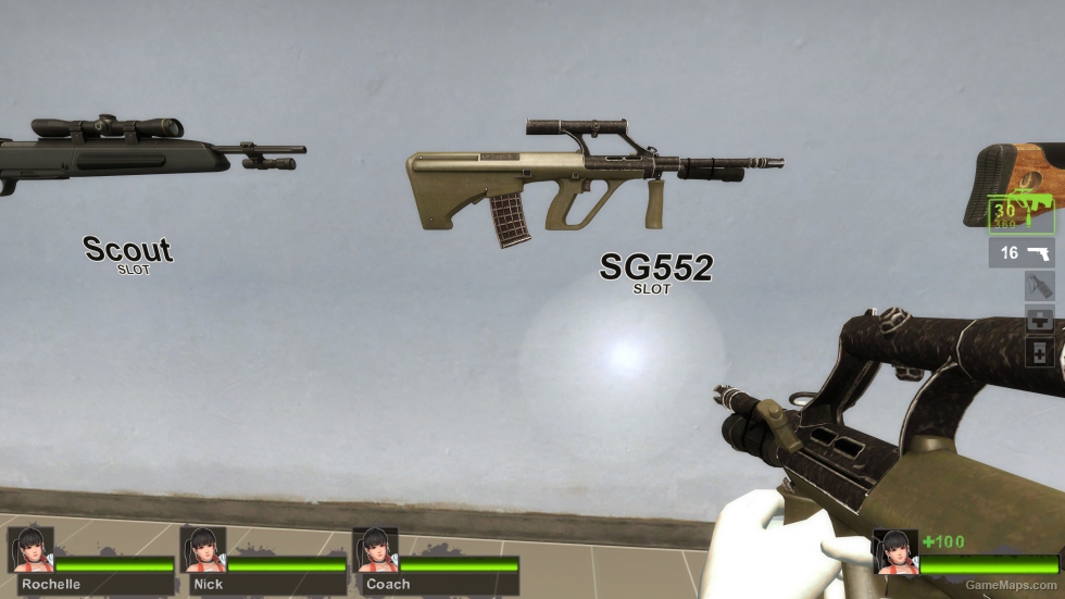 Left 4 Dead 生存者たち - AUG (SG552) [request] (Mod) for Left 4 Dead 2 - GameMaps.com