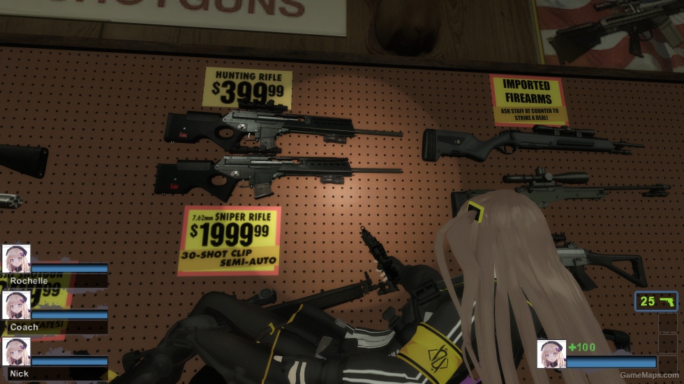 Lt.Rocky's HK SL8 Digital (Hunting rifle) (Mod) for Left 4 Dead 2 ...