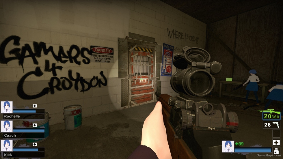 M14 BlACK HAWK DOWN (AK-47) v4 [AKM] (Sound fix Ver,request) (Mod) for Left 4 Dead 2 - GameMaps.com