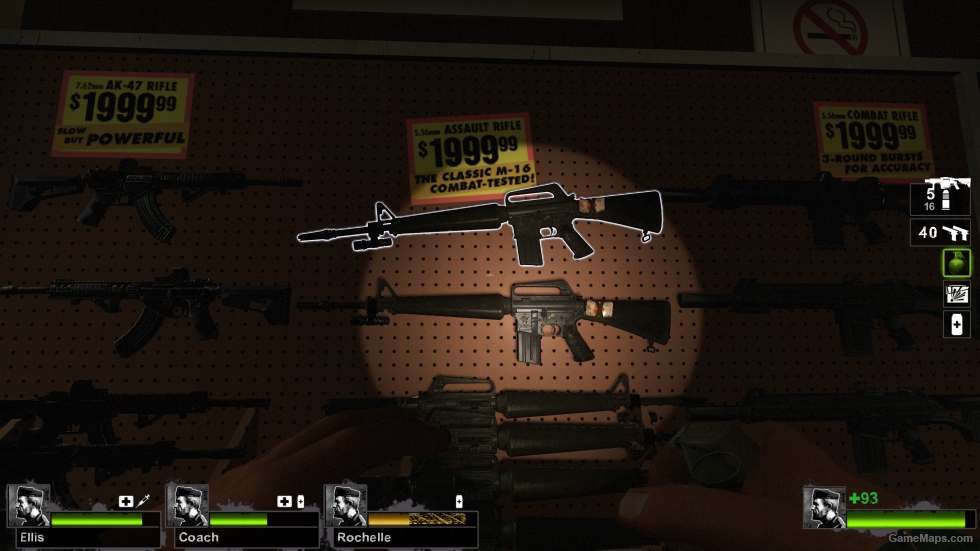 M16 From CODBO3 (MW 2019 animation) (M16A2) [request] (Mod) for Left 4 ...