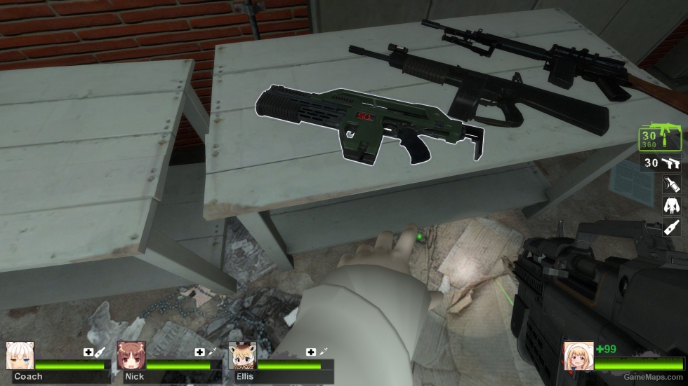 M41A Pulse Rifle MK2 v2 (AKM) (Mod) for Left 4 Dead 2 - GameMaps.com