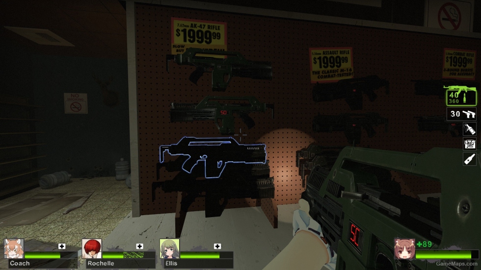 M41A Pulse Rifle MK2 v2 (AKM) (Mod) for Left 4 Dead 2 - GameMaps.com