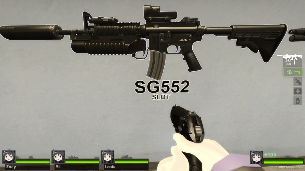 M4 SOPMOD Block 1 [SG552] (request) (Mod) for Left 4 Dead 2 - GameMaps.com
