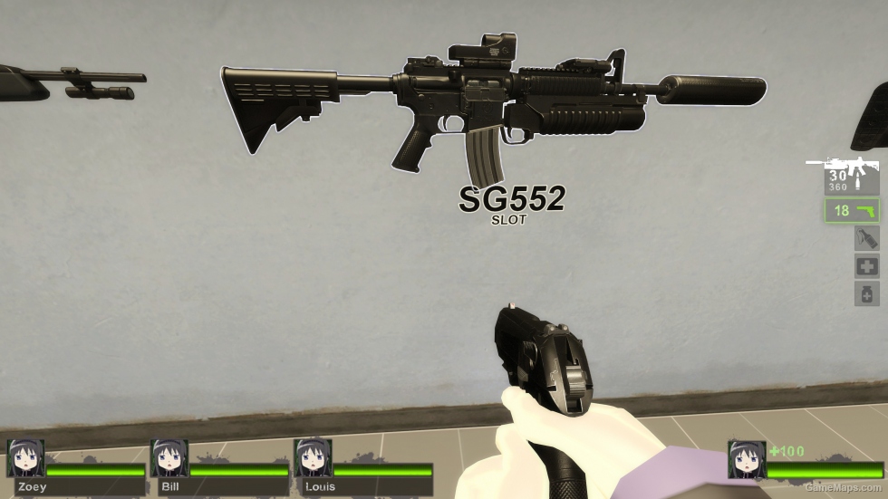 M4 SOPMOD Block 1 [SG552] (request) (Mod) for Left 4 Dead 2 - GameMaps.com