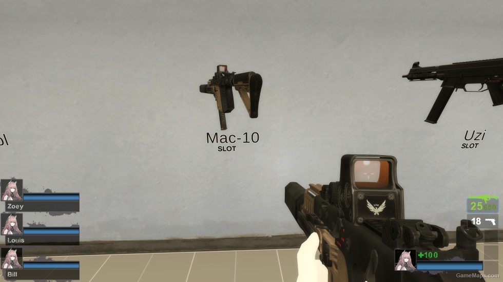 MAC-10 - Kriss Vector Tactical v4 (Suppressed SMG) [request] (Mod) for Left 4 Dead 2 - GameMaps.com