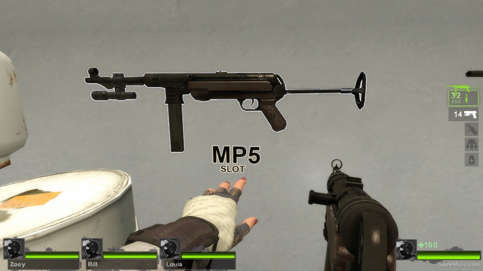 Maschinenpistole 40-M [MP5N] (request) (Mod) for Left 4 Dead 2 - GameMaps.com