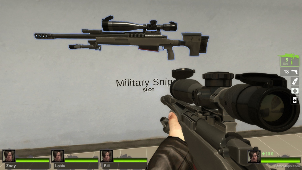 McMillan TAC-50 (Military Sniper) (Mod) for Left 4 Dead 2 - GameMaps.com
