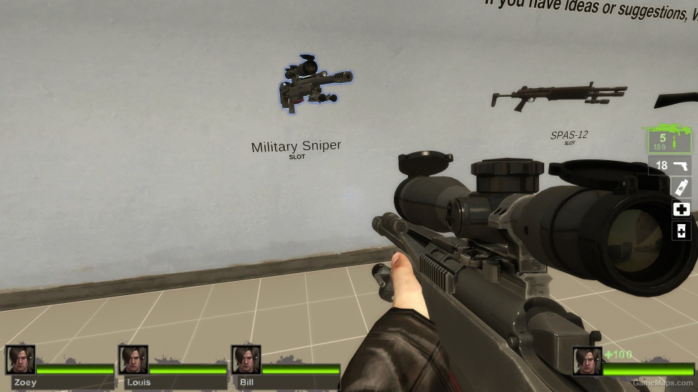 McMillan TAC-50 (Military Sniper) (Mod) for Left 4 Dead 2 - GameMaps.com