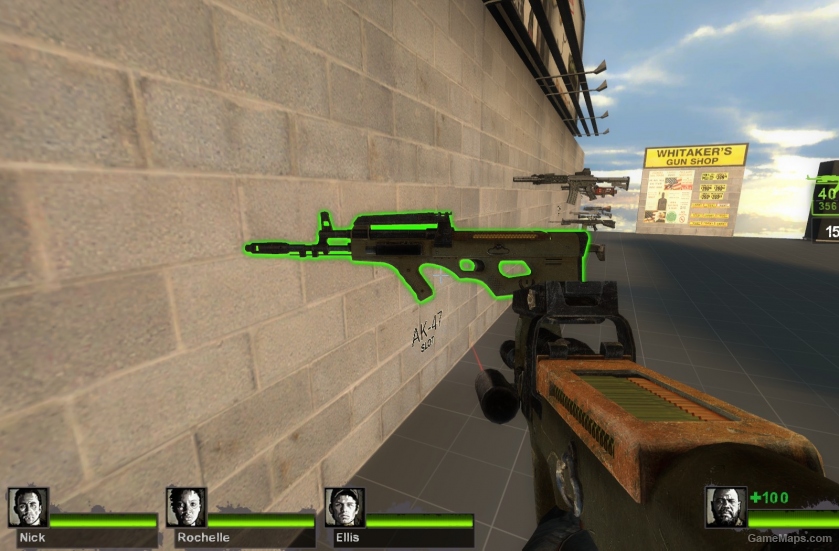 Metro Kalash 2012 Unsuppressed (AK-47) (Left 4 Dead 2) - GameMaps