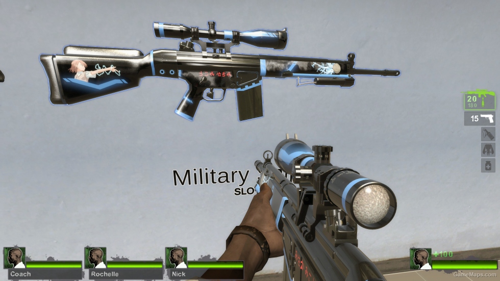 Military Sniper - Misaka Mikoto (rework) (request) (Mod) for Left 4 ...