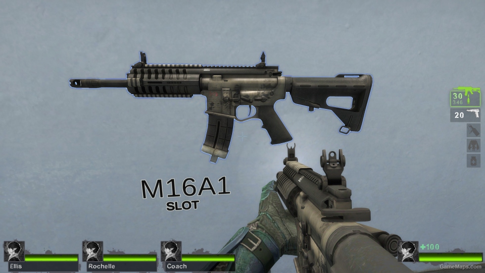 mrlanky's P416 Reupload v2 (M16A2) [Add sound] (Mod) for Left 4 Dead 2 ...