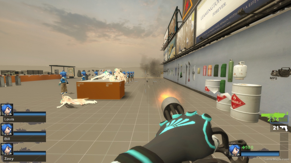 MW19 Minigun [MP5N] (request) (Mod) for Left 4 Dead 2 - GameMaps.com