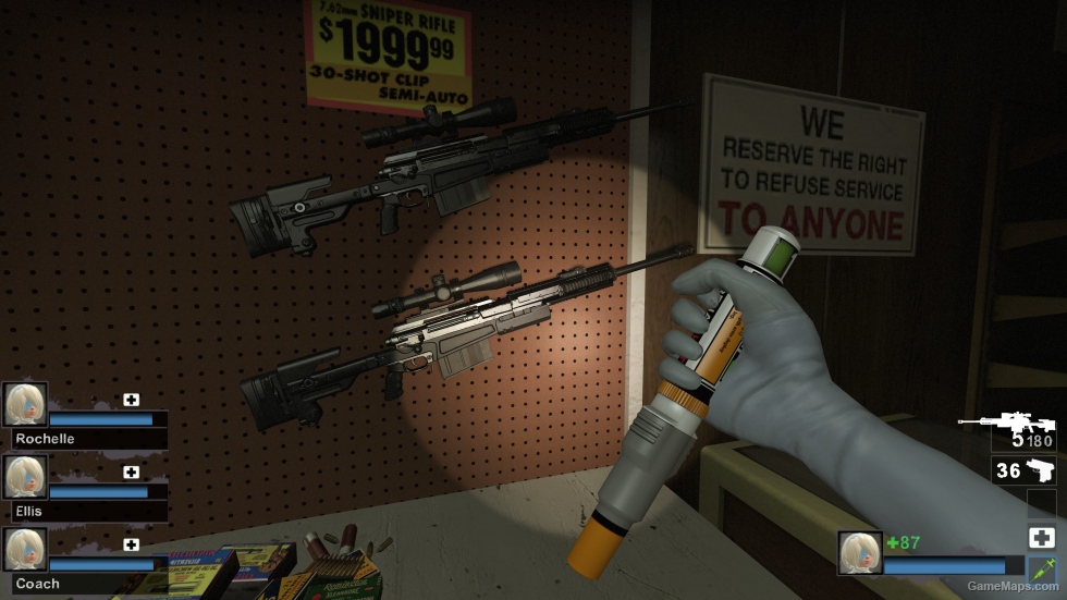 MW2019 AX-50 v10 (Military Sniper Rifle) (Mod) for Left 4 Dead 2 - GameMaps.com