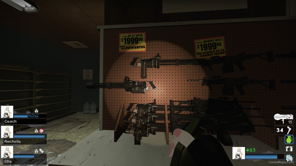 MW22 Minigun M134 (AK-47) (Mod) for Left 4 Dead 2 - GameMaps.com