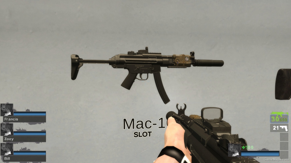 MW22 MP5-SD [MAC-10] (Mod) for Left 4 Dead 2 - GameMaps.com