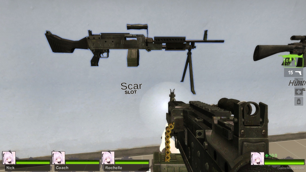 MW2 - Dark Metal M240B [Desert Rifle] (request) (Mod) for Left 4 Dead 2 ...