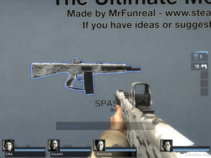 MW2 AA-12 camouflage pack (Mod) for Left 4 Dead 2 - GameMaps.com