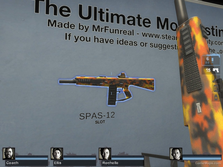 MW2 AA-12 camouflage pack (Mod) for Left 4 Dead 2 - GameMaps.com