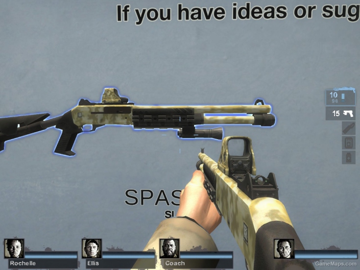 MW2 M1014 camouflage pack (Mod) for Left 4 Dead 2 - GameMaps.com