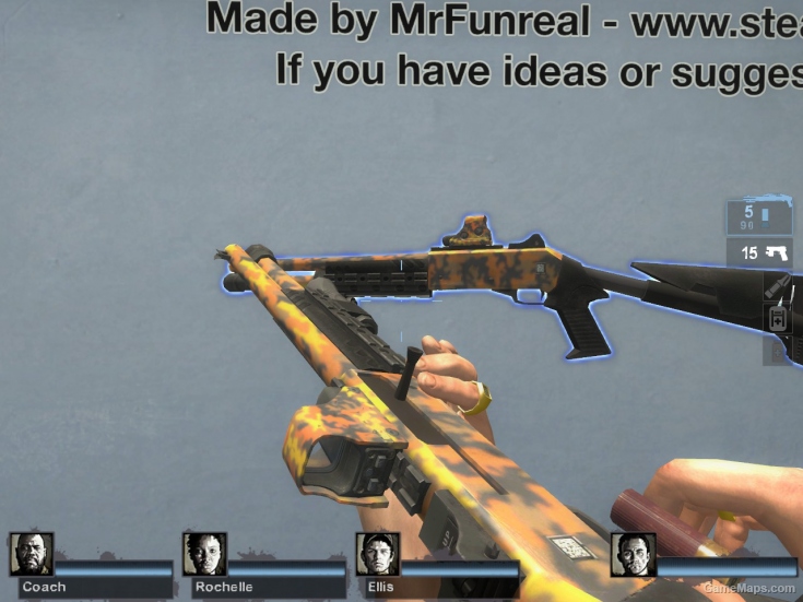 MW2 M1014 camouflage pack (Mod) for Left 4 Dead 2 - GameMaps.com