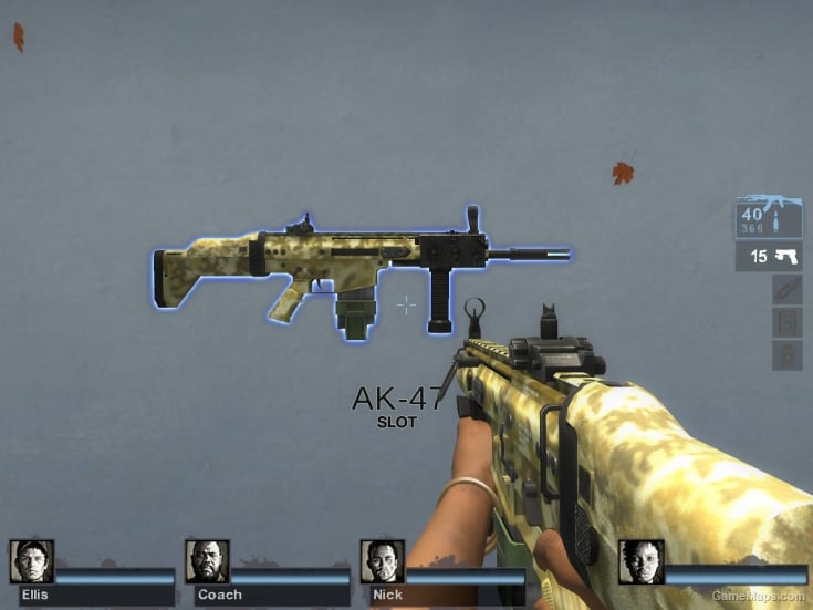 MW2 SCAR-H camo pack (Left 4 Dead 2) - GameMaps