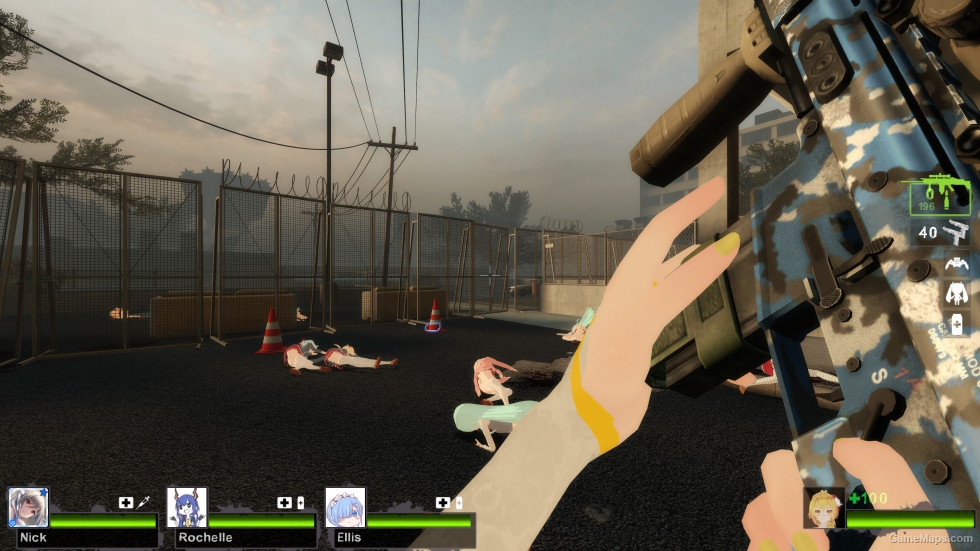 MW2 SCAR-H LB Blue Urban camo (FN MK 17 LB) [Military Sniper Rifle ...