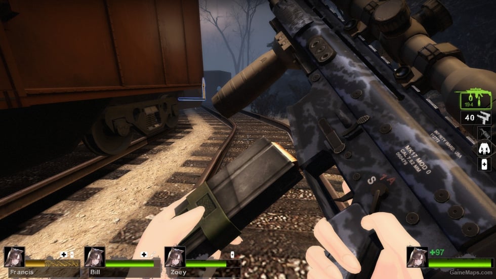 MW2 SCAR-H LB bluetiger camo (FN MK 17 LB) [Military Sniper Rifle] (Mod ...