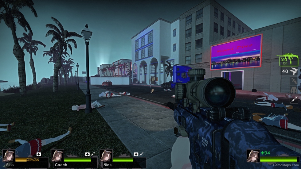 MW2 SCAR-H LB bluetiger camo (FN MK 17 LB) [Military Sniper Rifle] (Mod ...