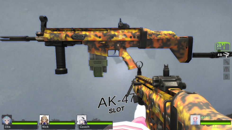 MW2 SCAR-H Grip fall (AKM) (Mod) for Left 4 Dead 2 - GameMaps.com