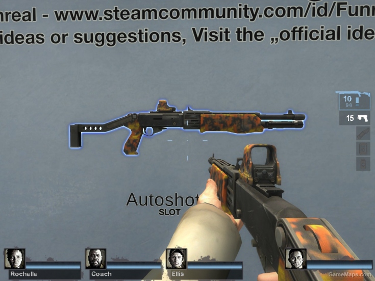 MW2 SPAS-12 camouflage pack (Mod) for Left 4 Dead 2 - GameMaps.com
