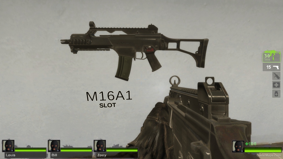 MWR G36C (M16A2) (Mod) for Left 4 Dead 2 - GameMaps.com