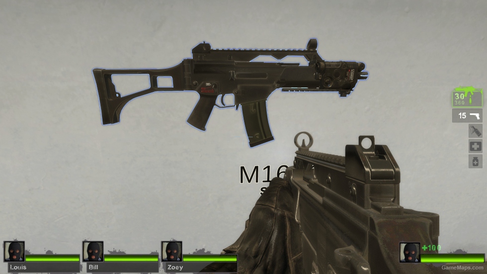MWR G36C (M16A2) (Mod) for Left 4 Dead 2 - GameMaps.com