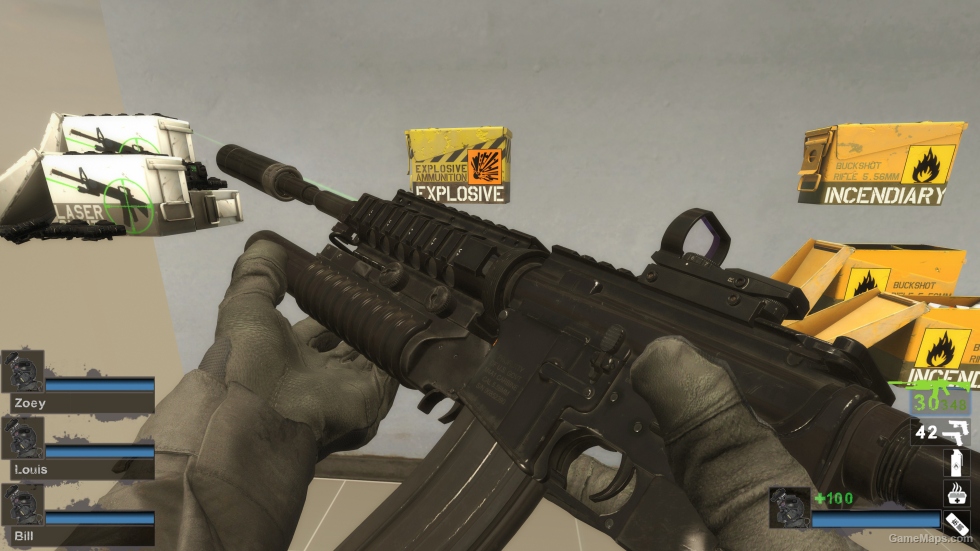 MWR M4A1 M203 (Desert Rifle) [request] (Mod) for Left 4 Dead 2 ...