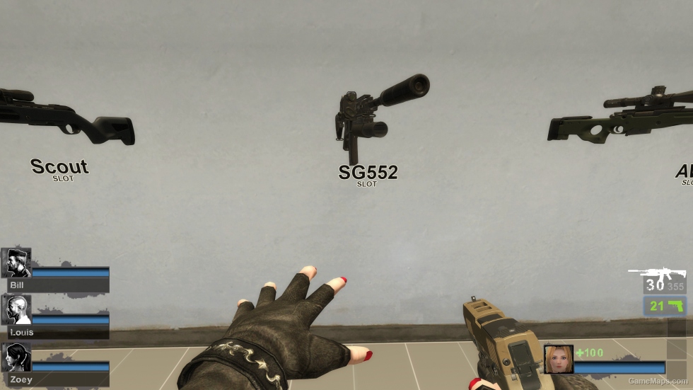 MWR M4A1 M203 (SG552) (request) (Mod) for Left 4 Dead 2 - GameMaps.com