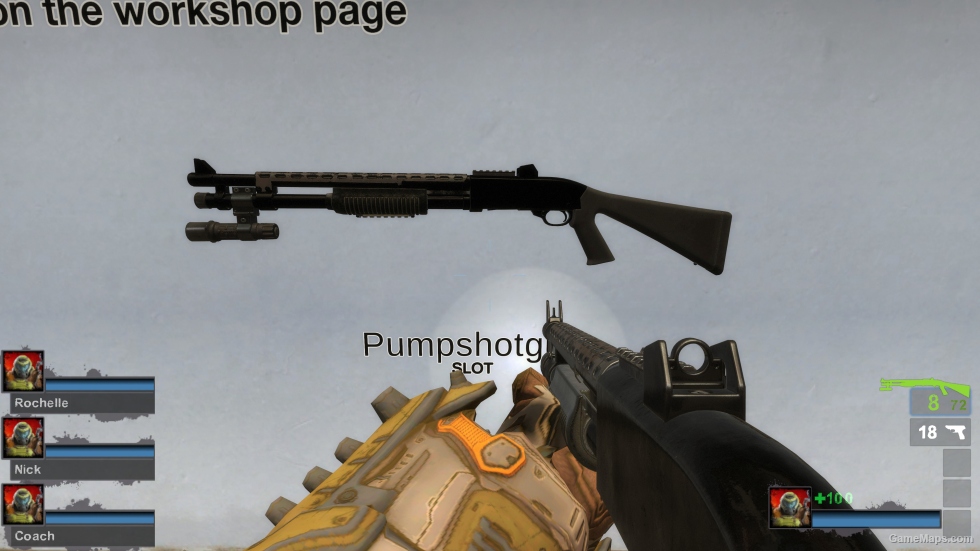 MWR W1200 (Pumpshotgun version) [Sound fix Ver] (Mod) for Left 4 Dead 2 ...