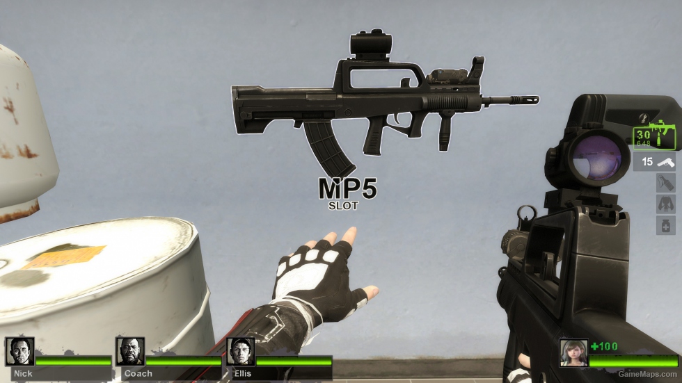 Norinco QBZ-552 MP5N (request) (Mod) for Left 4 Dead 2 - GameMaps.com