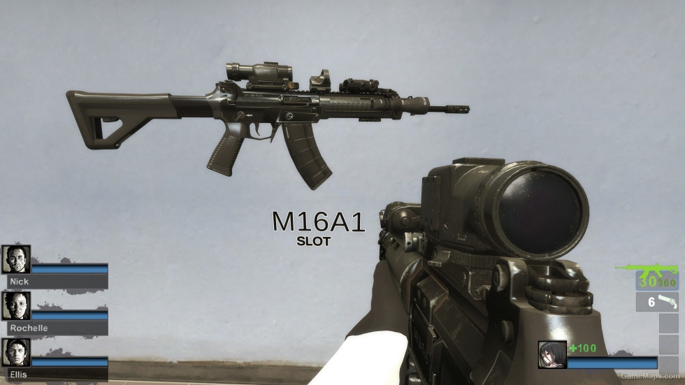 Nstreys's Custom QBZ-191 (M16A2) [request] (Mod) for Left 4 Dead 2 - GameMaps.com