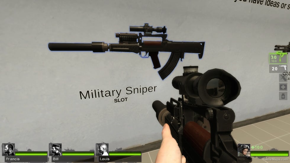 OC-14-1A-03 (military sniper) v8 [Sound fix Ver] (Mod) for Left 4 Dead ...