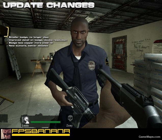 Officer Louis V2 (l4d2 version) (Mod) for Left 4 Dead 2 - GameMaps.com