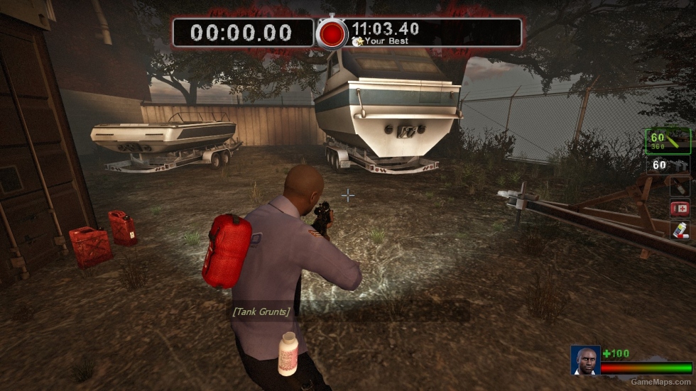 Officer louis with back logo (Mod) for Left 4 Dead 2 - GameMaps.com