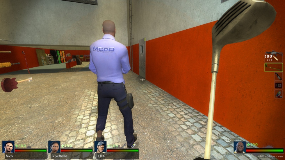 Officer louis with back logo (Mod) for Left 4 Dead 2 - GameMaps.com