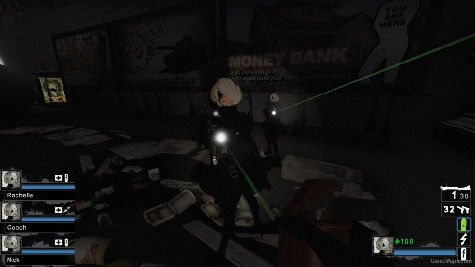 Only 2B Custom Skirt Zoey (request) (Mod) for Left 4 Dead 2 - GameMaps.com