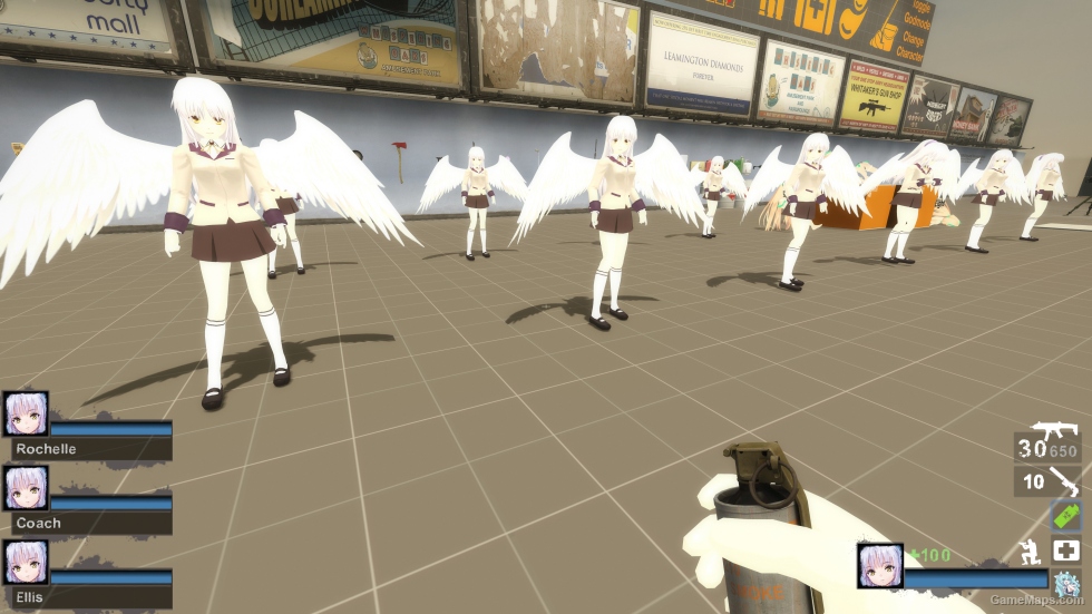 Only AB Tachibana Kanade Zoey (Mod) for Left 4 Dead 2 - GameMaps.com