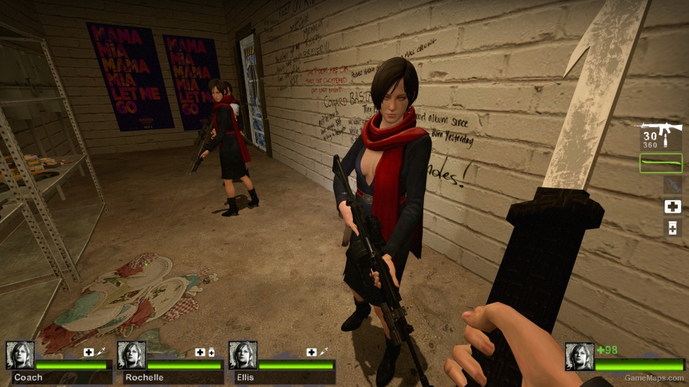 Only Carla Radames RE6 Zoey (request) (Mod) for Left 4 Dead 2 ...