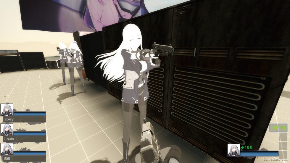 Only ak12 gf1 Zoey (request) (Mod) for Left 4 Dead 2 - GameMaps.com